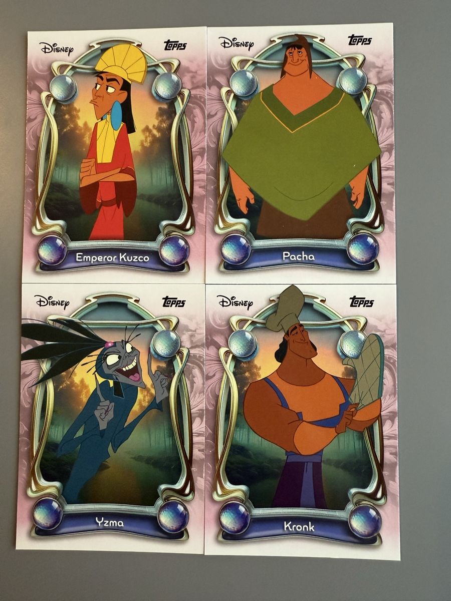 Topps Disney Kuzco's Königreich Sammelkarten Set! Nr. 66-69 (Neu ...