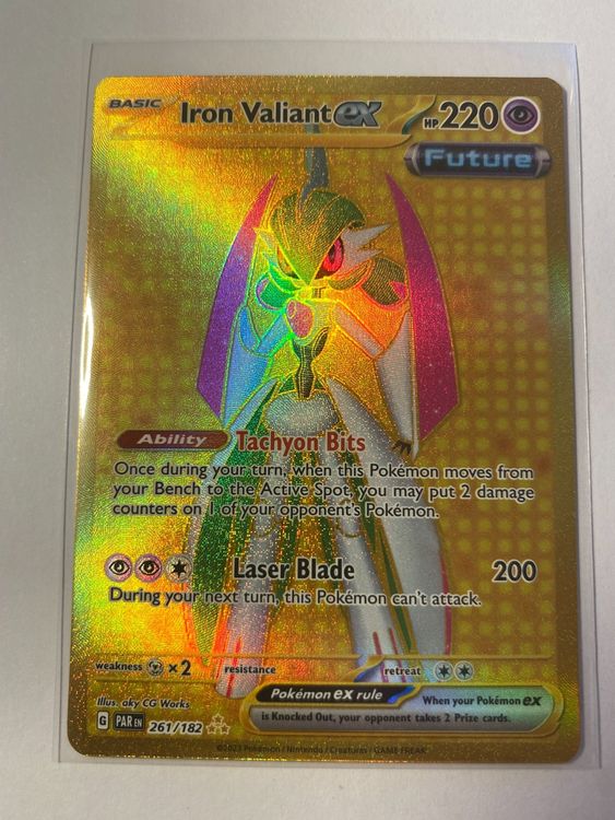 Pokemon Iron Valiant EX 261/182 Paradox Rift EN | Kaufen auf Ricardo