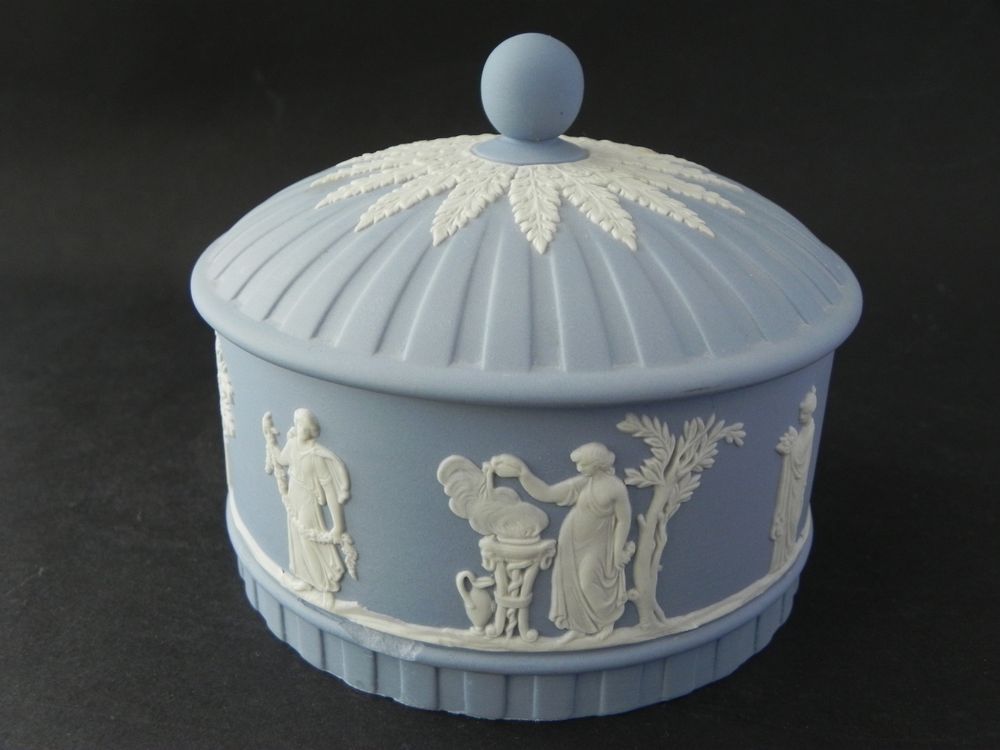 Wunderschöne Dose JASPERWARE blau - Wedgwood (Neu (gemäss Beschreibung ...