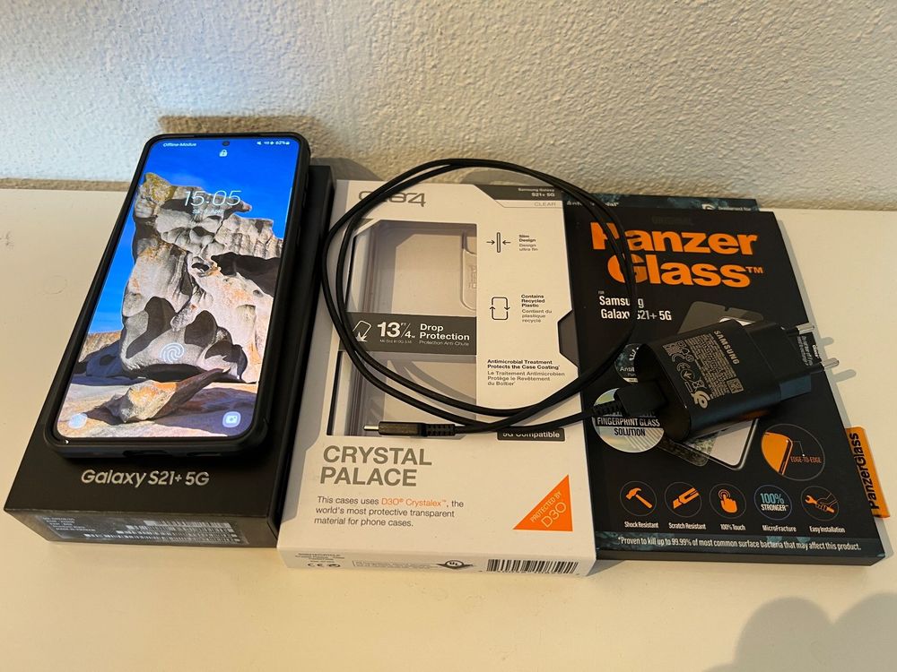 Samsung Galaxy S21+ 256GB ab 1.-! Top Zustand! Inkl Zubehör | Kaufen ...