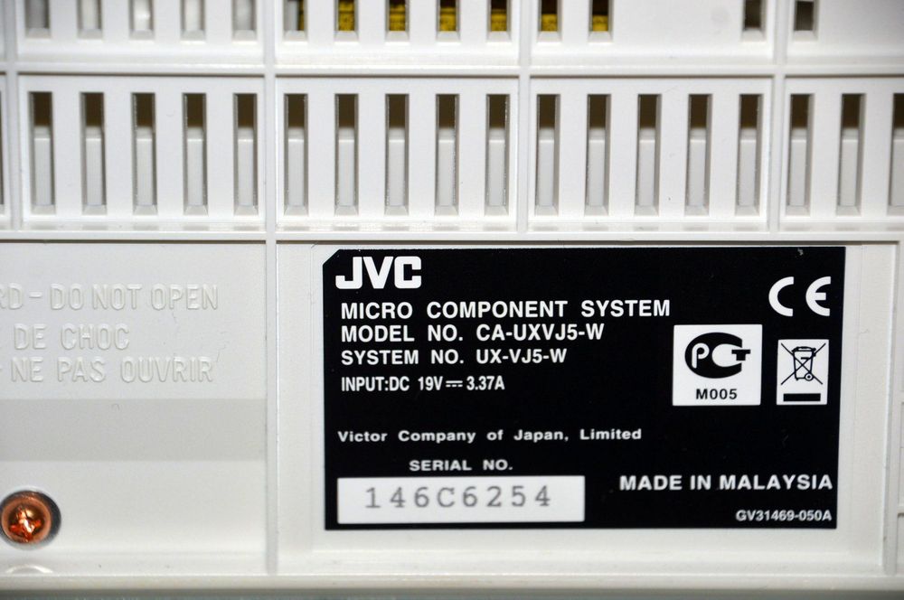 Stereoanlage JVC UX-VJ5-W Micro Chaîne CD-> iPad/iPod/iPhone (Gebraucht ...