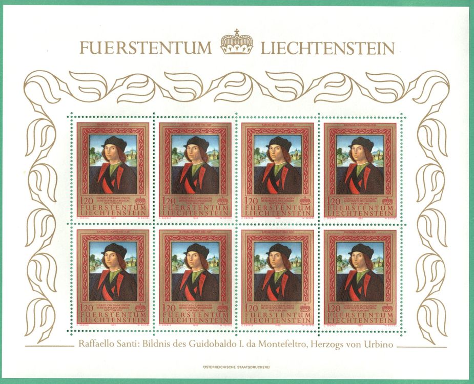 Kleinbogen Gemälde 1985 postfrisch SBK 82.00 (Neu (gemäss Beschreibung)) in Mellingen für CHF 1. ...