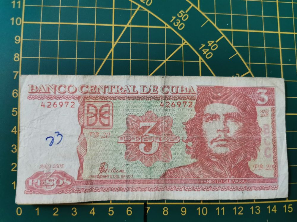 Che Guevara 3 Pesos Banknote 2005 Cuba (Gebraucht) in Basel für CHF 3 ...