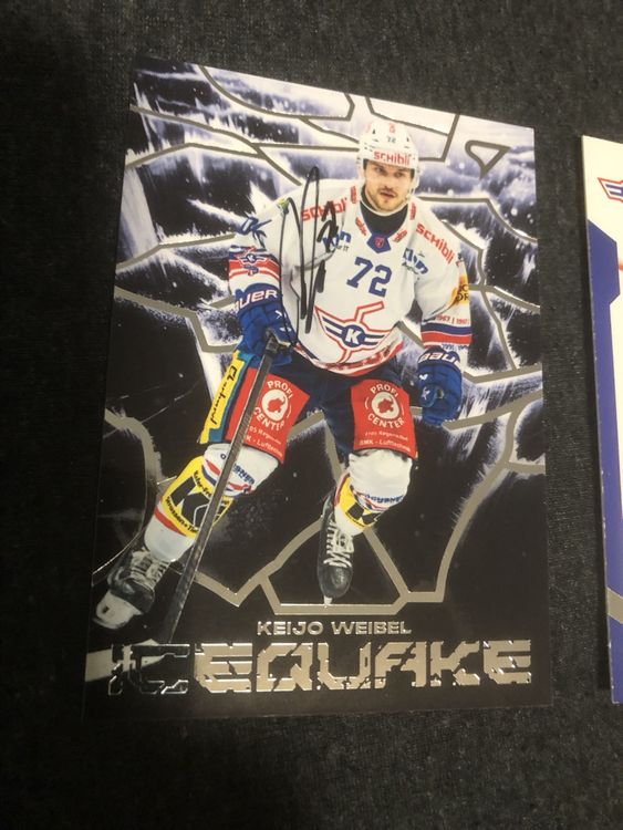 Keijo Weibel Kloten Flyers Hockey Card signiert | Kaufen auf Ricardo