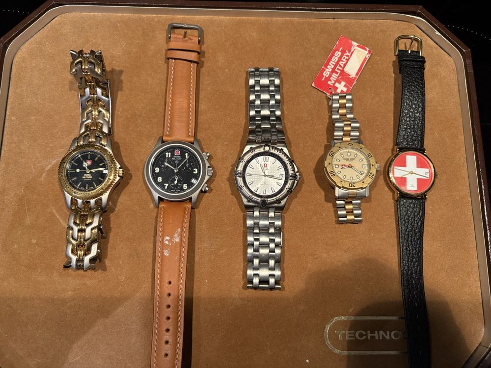 5er Set Swiss Military Uhren - Ungetragen! (Neu (gemäss Beschreibung ...