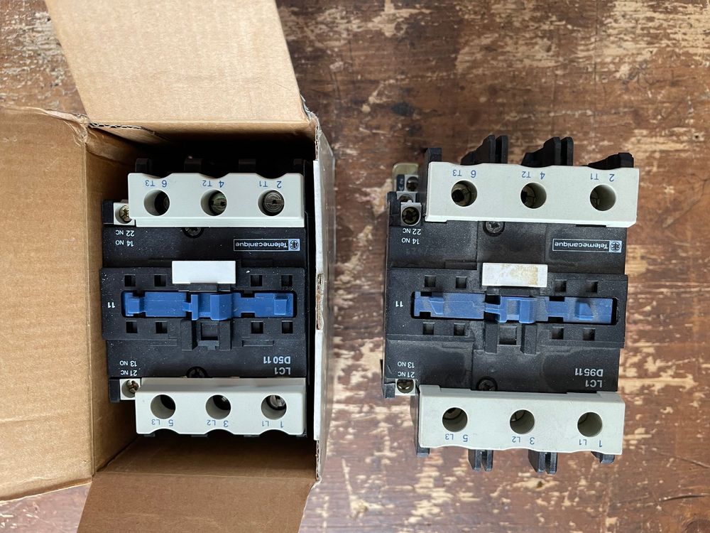 Telemecanique Schützen LC1D9511 + LC1D5011 (Spule 230VAC) (Gebraucht ...