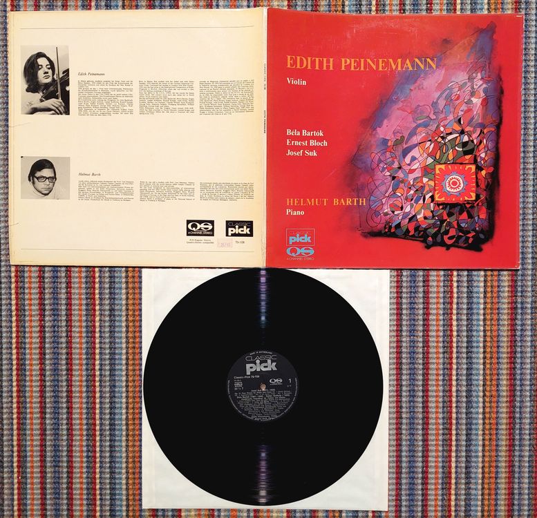 Edith Peinemann, Violin - Bartok, Bloch, Suk (Pick, CH) (Gebraucht) in ...