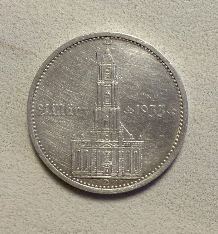 Silbermünze 5 Reichsmark 1934 | Kaufen auf Ricardo