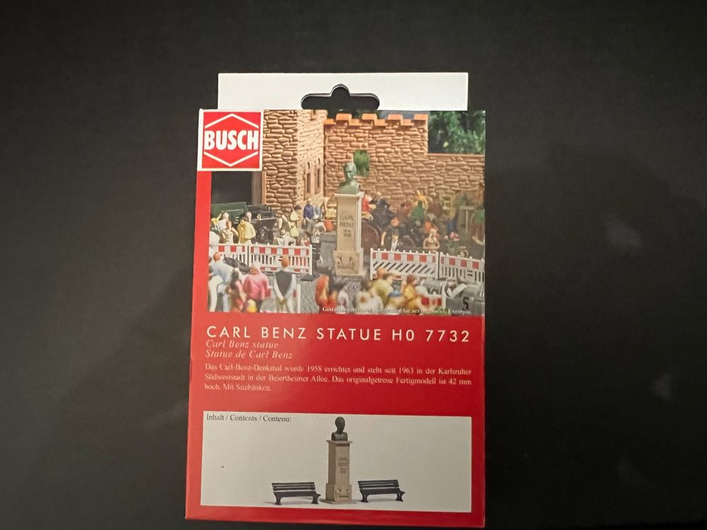 Busch 7732 Carl Benz Statue H0 | Kaufen auf Ricardo