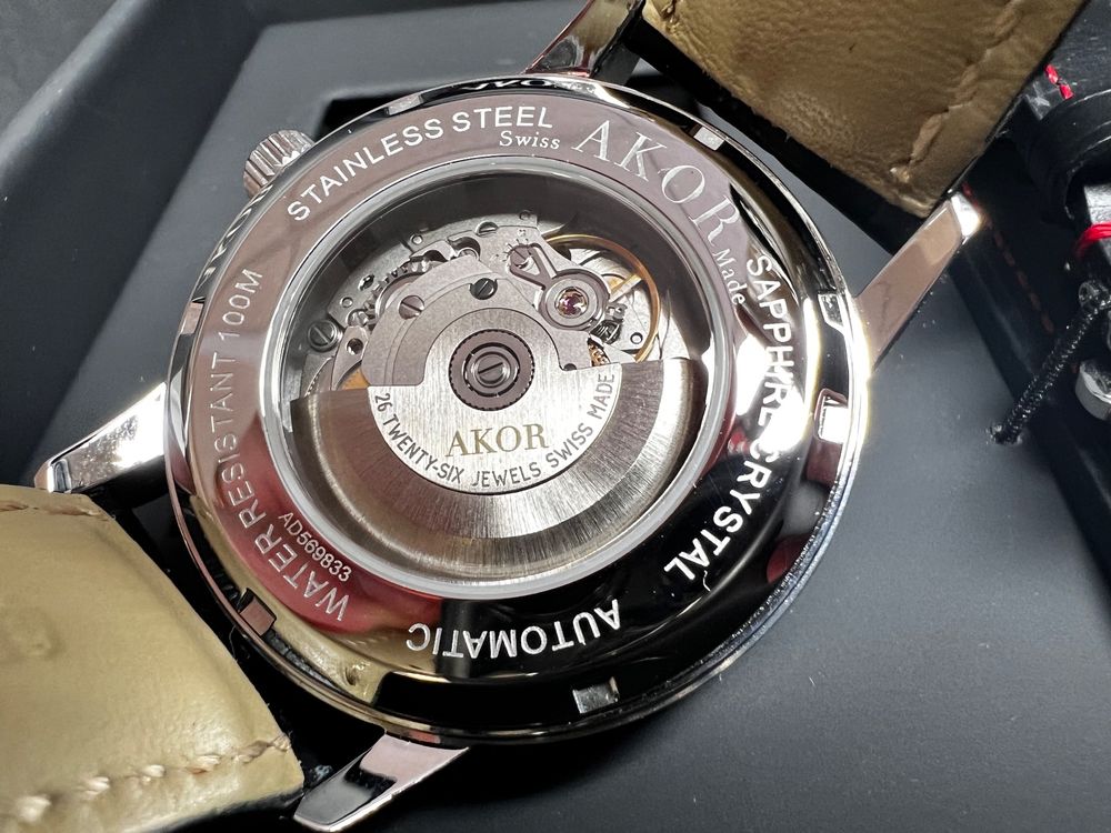 AKOR Montre automatique Swiss Made - White Crystal - Neuf | Kaufen auf ...