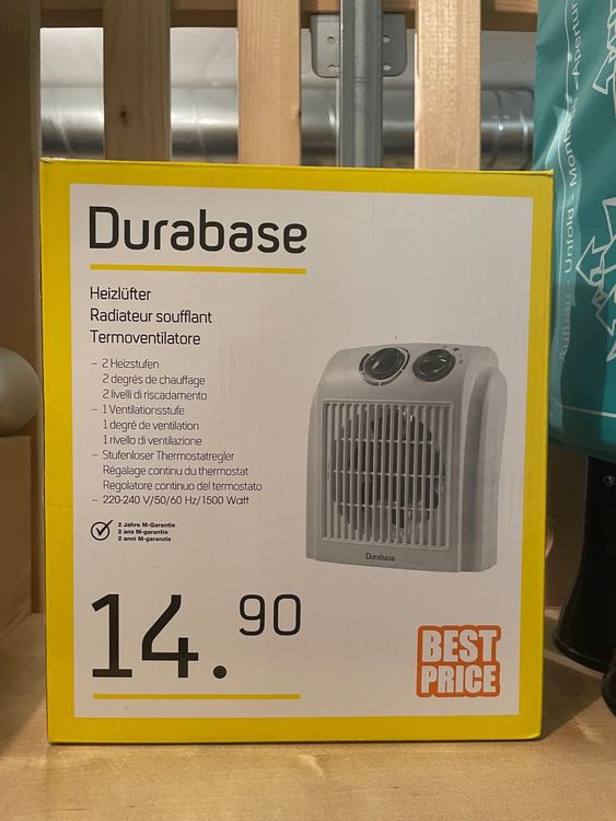 Durabase heater (Gebraucht) in Zürich für CHF 5 – nur Abholung auf ...