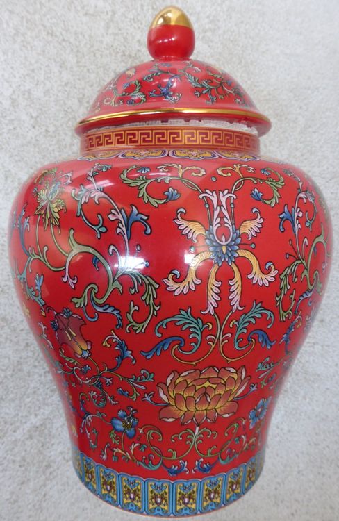 EINZIGARTIGE KERAMIK -VASE;-26 x 17 CM;-HAND GEMACHT; UNIKAT (Gebraucht ...