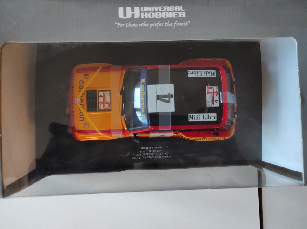 Renault 5 Turbo "Calberson* #4, TdF 80' von UH 1/18 (Neu und ...