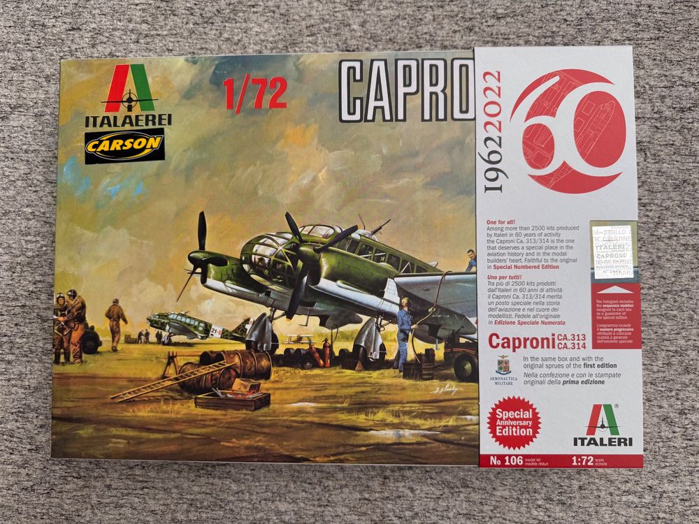Italeri 106 1:72 Caproni Aereonautica Militare (Neu und ...