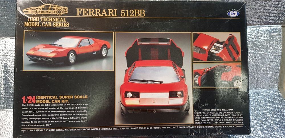 Kits Ferrari 512 BB 1:24 Tokio Marui (Neu und originalverpackt) in ...