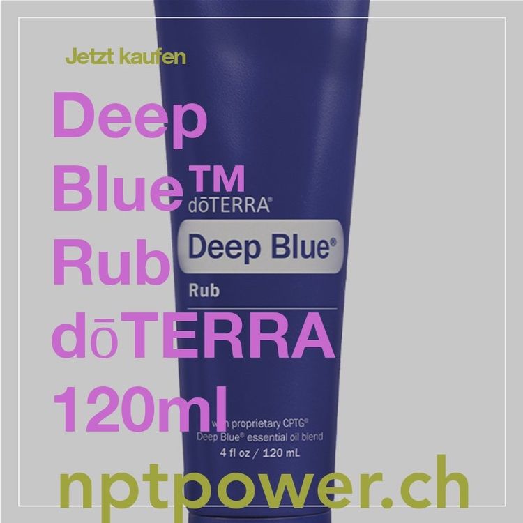 Deep Blue Roll-On dōTERRA 10ml nptpower Wallis shop doterra (Neu und ...