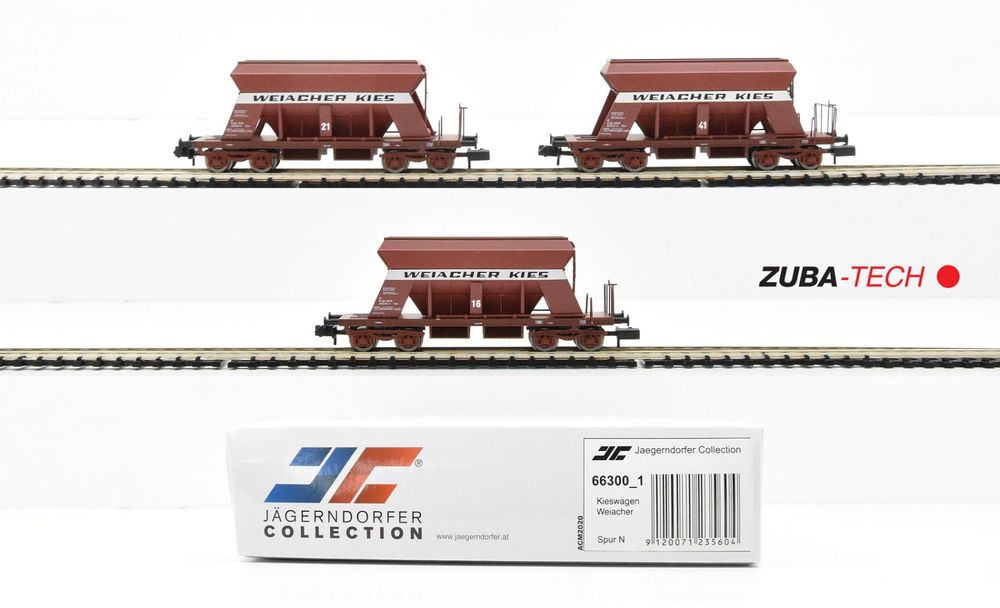 Jägerndorfer 6630-1 Weiacher Kieswagen-Set 3-tlg Spur N OVP | Kaufen ...