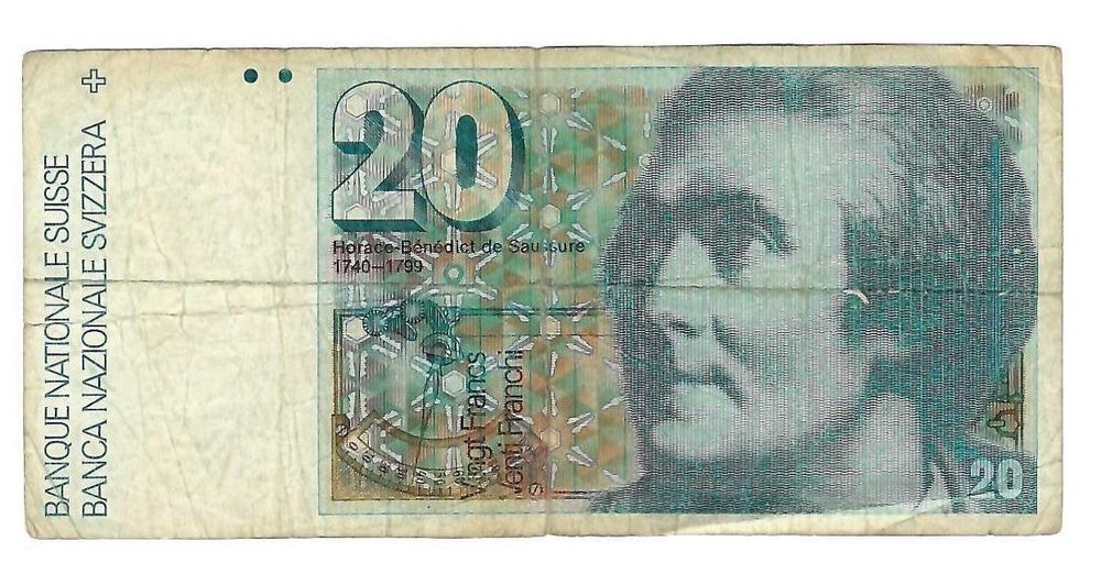 CHF 20.-- Schweizer Banknote von 1979 (Gebraucht) in Humlikon für CHF ...