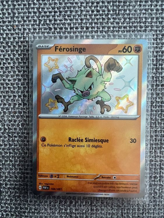 Pokémon Destinée de Paldea: Férosinge 169/091 FR | Kaufen auf Ricardo