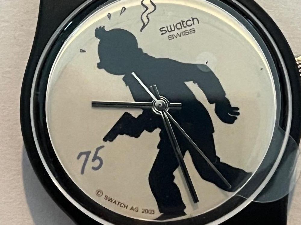Tintin - Swatch neuve numérotée du 75e anniversaire (Neu und ...