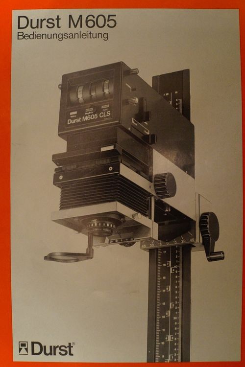 Bedienungsanleitung Durst M605 (Gebraucht) in Thayngen für CHF 10 – mit ...