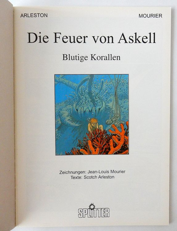 Comic « Die Feuer von Askell - Blutige Korallen » -1995 (Gebraucht) in ...