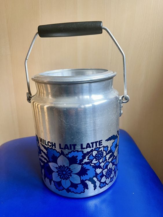 Schöner Milchkessel mit Deckel und Holzgriff. 3 Liter. | Kaufen auf Ricardo
