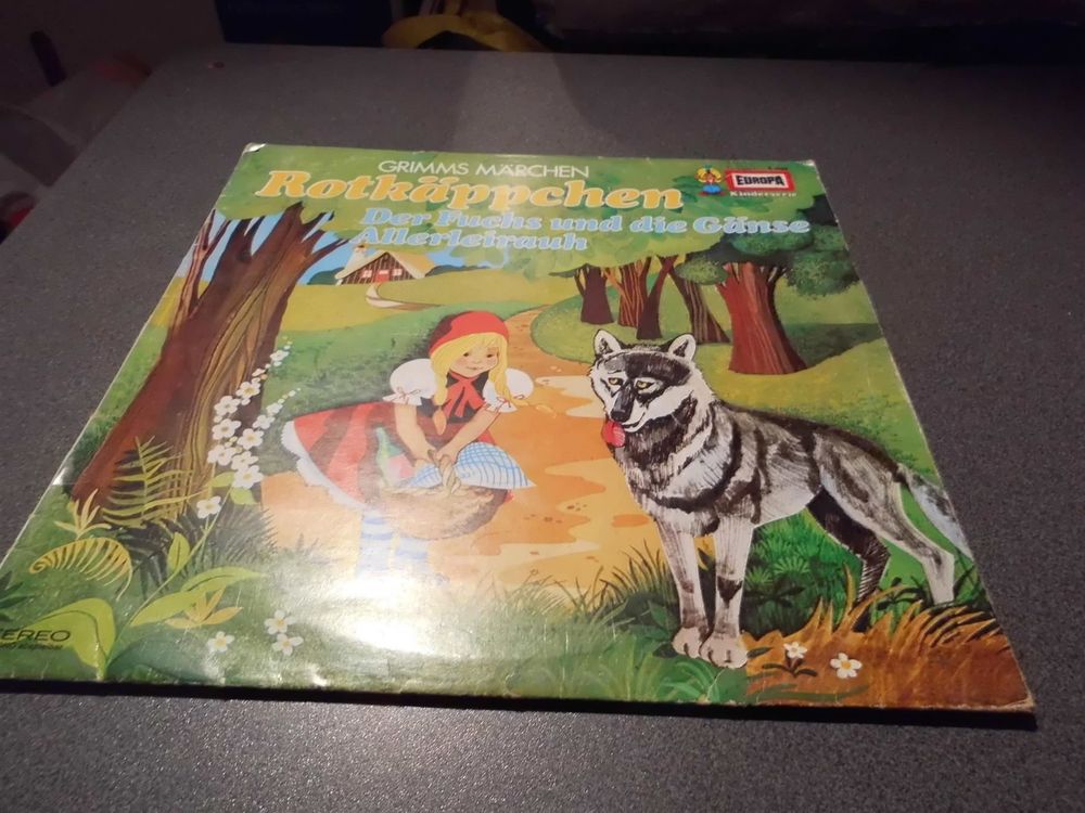 Schallplatte Rotkäppchen, Der Fuchs und die Gänse (Gebraucht) in Zürich ...