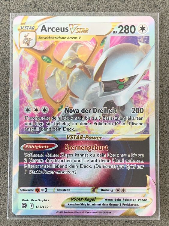 Arceus Vstar Strahlende Sterne | Kaufen auf Ricardo