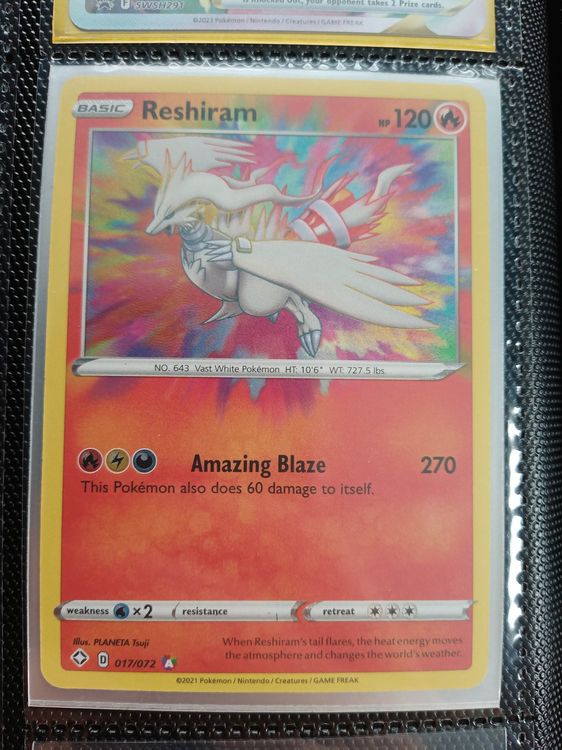 Reshiram Amazing Rare | Kaufen auf Ricardo