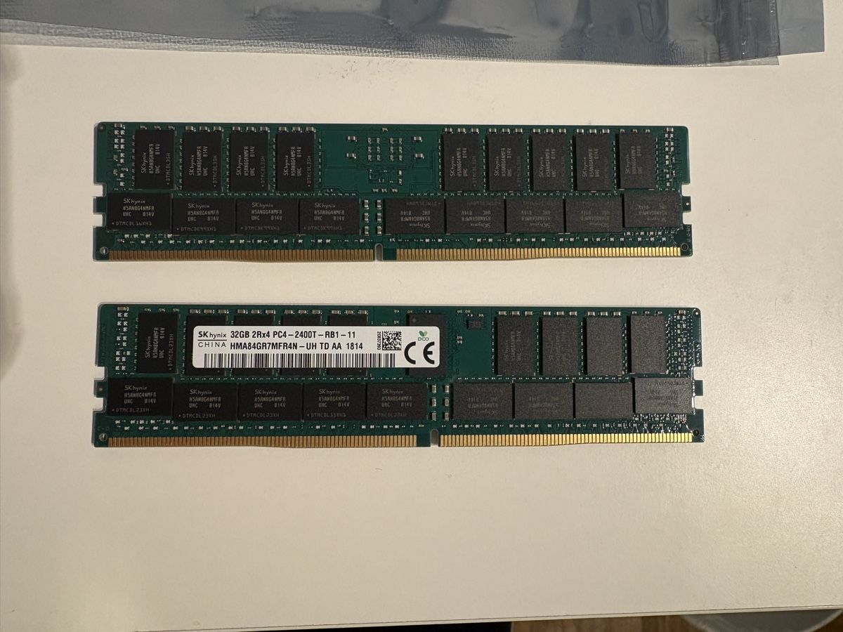 64GB (2x32GB) DDR4 ECC 2400T RAM für Server (Gebraucht) in Allschwil ...