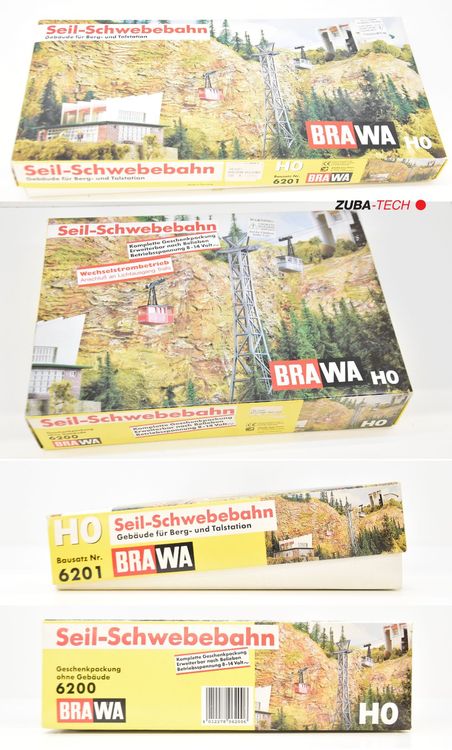 Brawa 6200/6201 Seil-Schwebebahn mit OVP (Neu (gemäss Beschreibung)) in ...