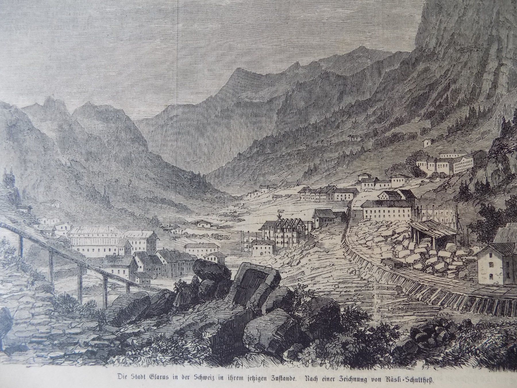 Glarus Xylographie (Gebraucht) in Risch für CHF 30 – mit Lieferung auf Ricardo kaufen