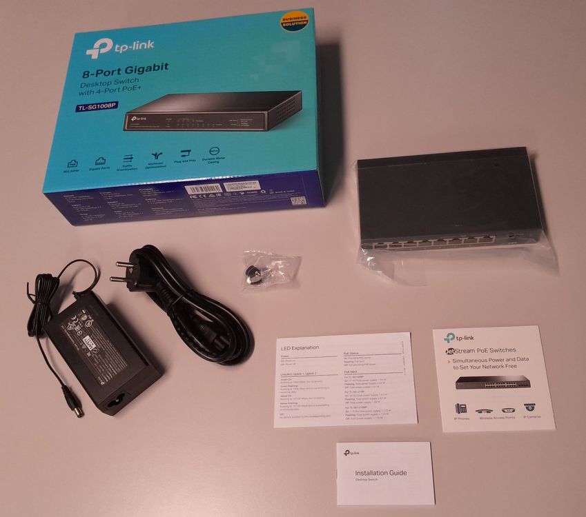 PTP-LINK Desktop Switch (Neu (gemäss Beschreibung)) in Richterswil für ...