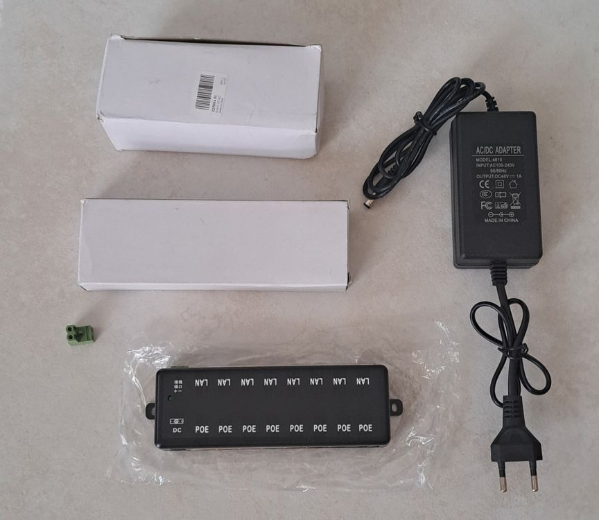Power injector HUB 8 ports POE (Neu und originalverpackt) in Villaz-St ...