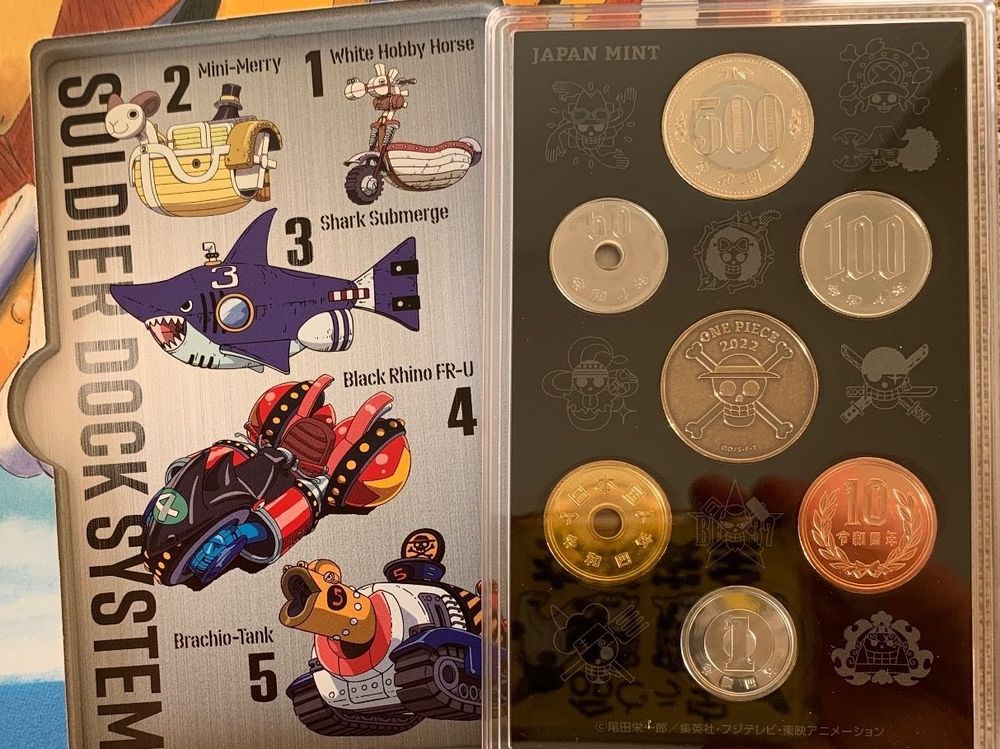 One Piece 2022 Coin Set collector 25th Anniversary (Neu und ...