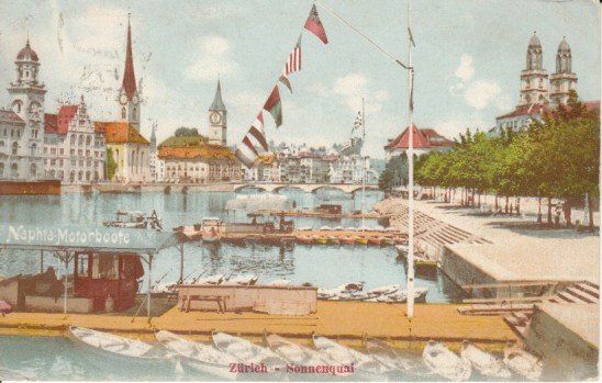Zürich Sonnenquai, 1908 (Gebraucht) in Zuerich für CHF 5 – mit Lieferung auf Ricardo kaufen