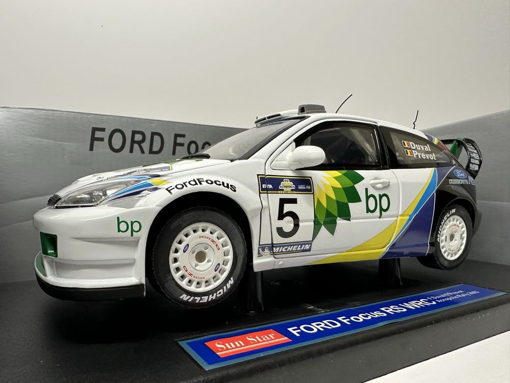 Ford Focus RS WRC 1:18, Duval, Rally Acropolis, Sun Star,OVP (Neu ...
