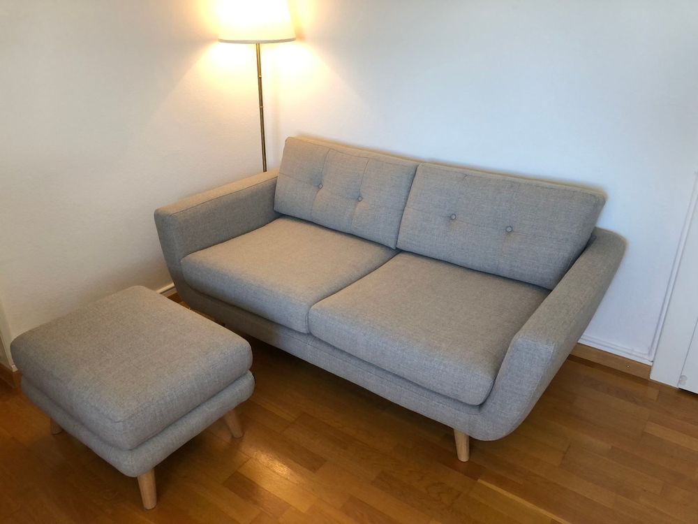 Sofa mit Hocker | Kaufen auf Ricardo