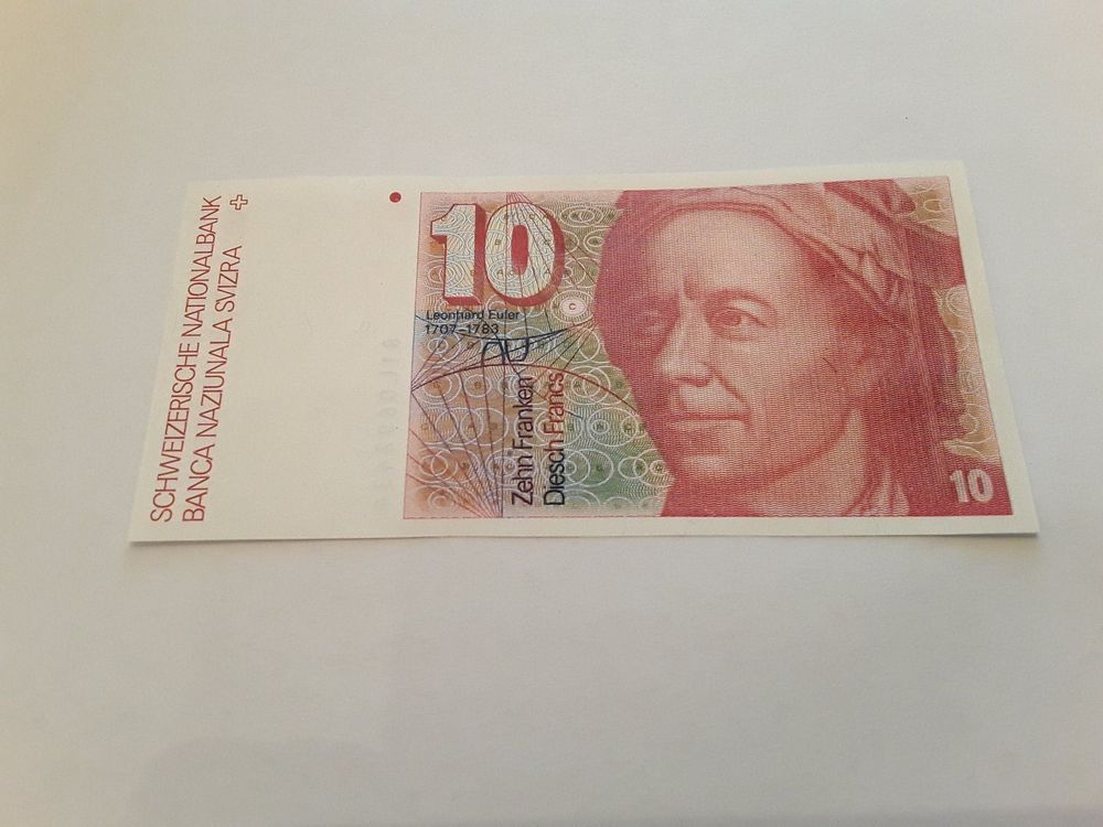 CH10 Fr. Note 1981L bankfrisch speziell (Neu und originalverpackt) in ...