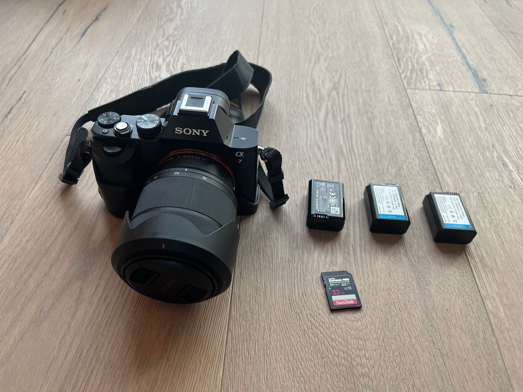 Sony Alpha 7 I Fotokit 70mm Standard Objektiv Vollformat! (Gebraucht ...