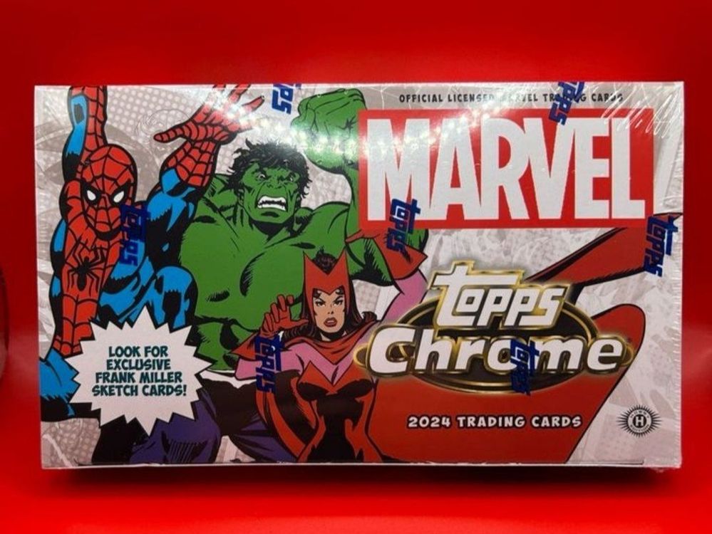 Topps Chrome Marvel Box, Original Sealed, First Edition 2024 | Kaufen ...
