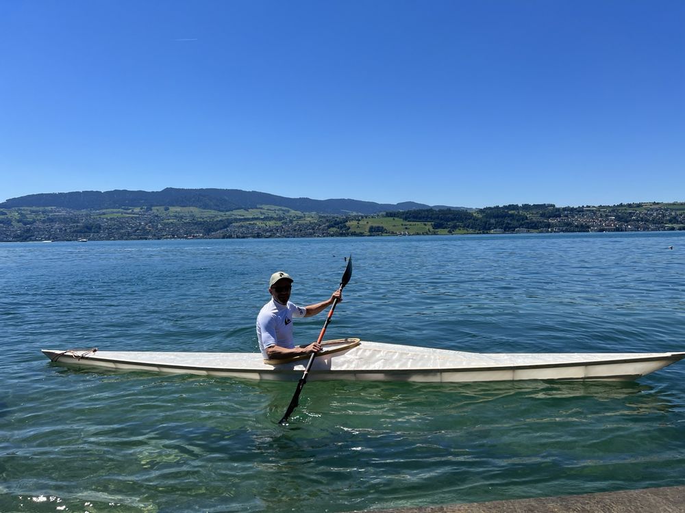 Kajak (Skin on Frame) mit Paddel und Weste (Gebraucht) in Stäfa für CHF ...