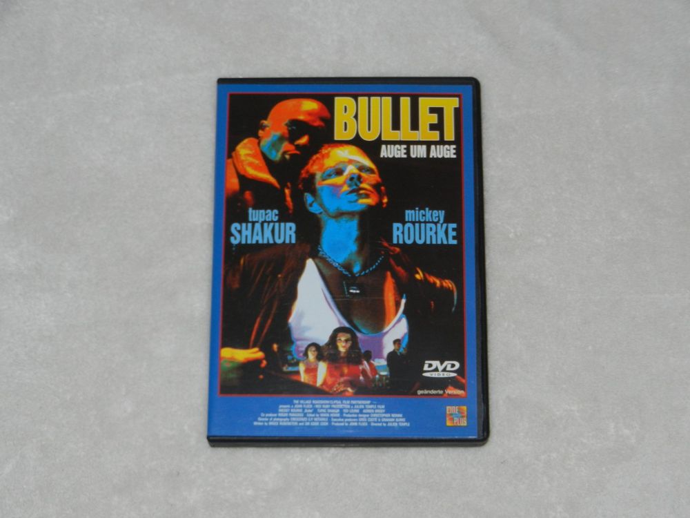 DVD TUPAC SHAKUR,MICKEY ROURKE - BULLET - AUGE UM AUGE (Gebraucht) in ...