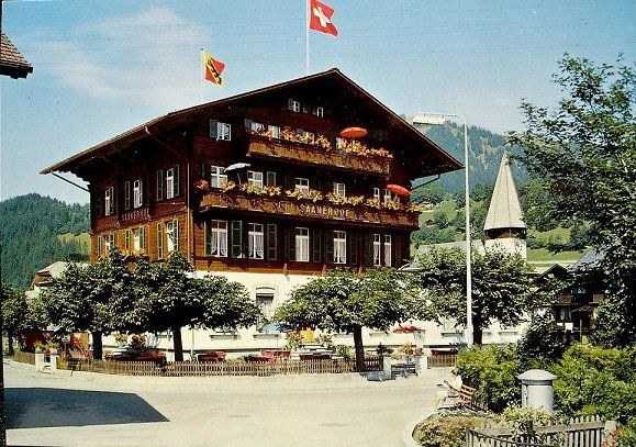 SAANEN bei Gstaad - Hotel Saanerhof Bes. Peter Matti-Widauer (Neu (gemäss Beschreibung)) in Jona ...