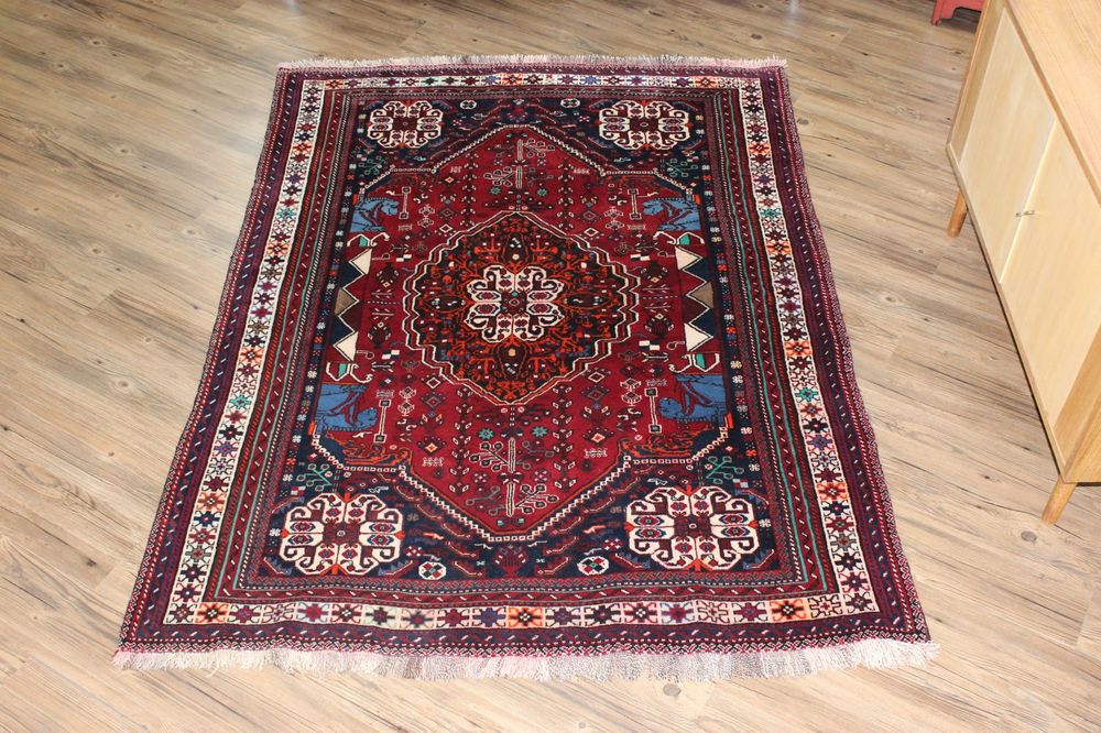 Schöner Gasghai Kashkuli Gabbeh Teppich Persien 158 x 203 cm | Kaufen ...
