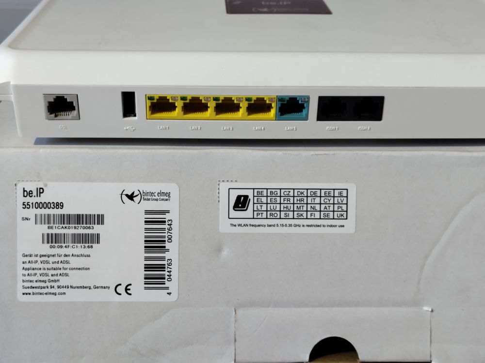 Bintec Elmeg be.IP WLAN-Router 5510000389 (Gebraucht) in Baden für CHF ...