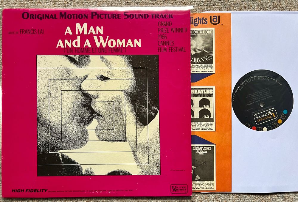 A Man And A Woman Francis Lai - SOUNDTRACK ED1 LP GEWASCHEN (Gebraucht ...