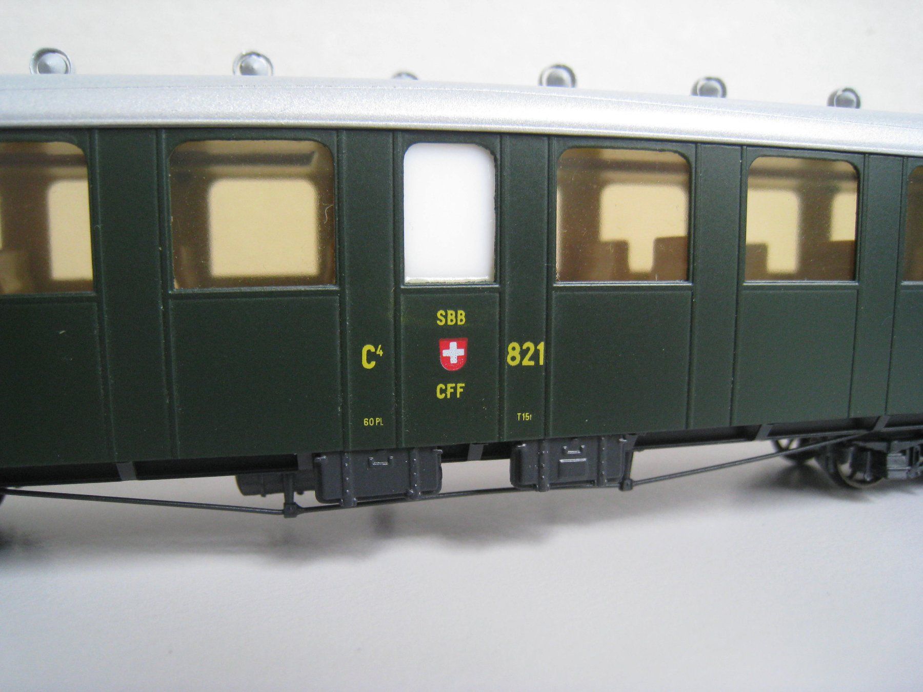 H R F C4 821 SBB-Brünig, offene Plattform 1780-4, oder 812 (Gebraucht ...