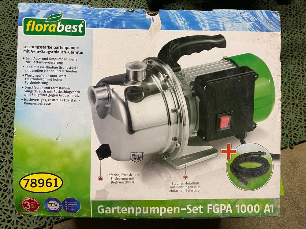 Gartenpumpenset FGPA 1000 A1 - FloraBest | Kaufen auf Ricardo
